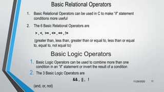Decision Making and Branching | PPTX