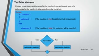 Decision Making and Branching | PPTX