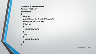 Decision Making and Branching | PPTX