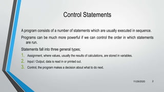 Decision Making and Branching | PPTX