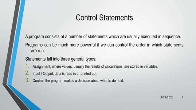 Decision Making and Branching | PPTX