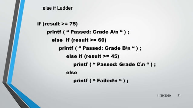 Decision Making and Branching | PPTX