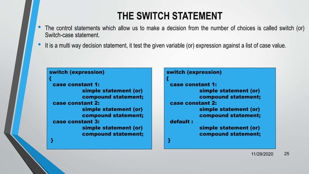 Decision Making and Branching | PPTX