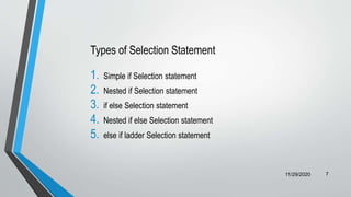 Decision Making and Branching | PPTX