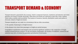 TRANSPORT SUPPLY AND DEMAND | PPTX