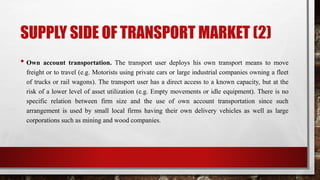 TRANSPORT SUPPLY AND DEMAND | PPTX