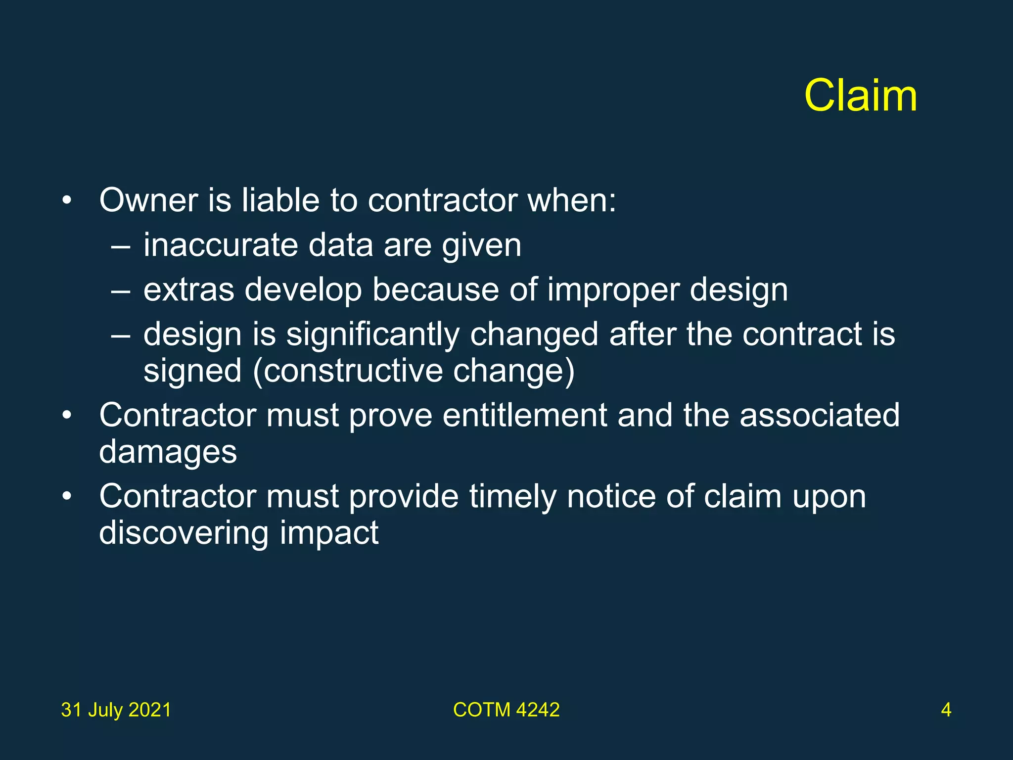 Chapter 5- Contract Management | PPT