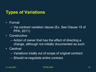 Chapter 5- Contract Management | PPT