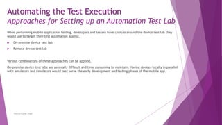 Chapter 5 - Automating the Test Execution | PDF