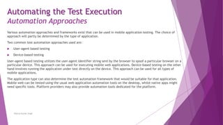 Chapter 5 - Automating the Test Execution | PDF