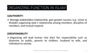 Chapter 5: Organizing in Islam | PPTX
