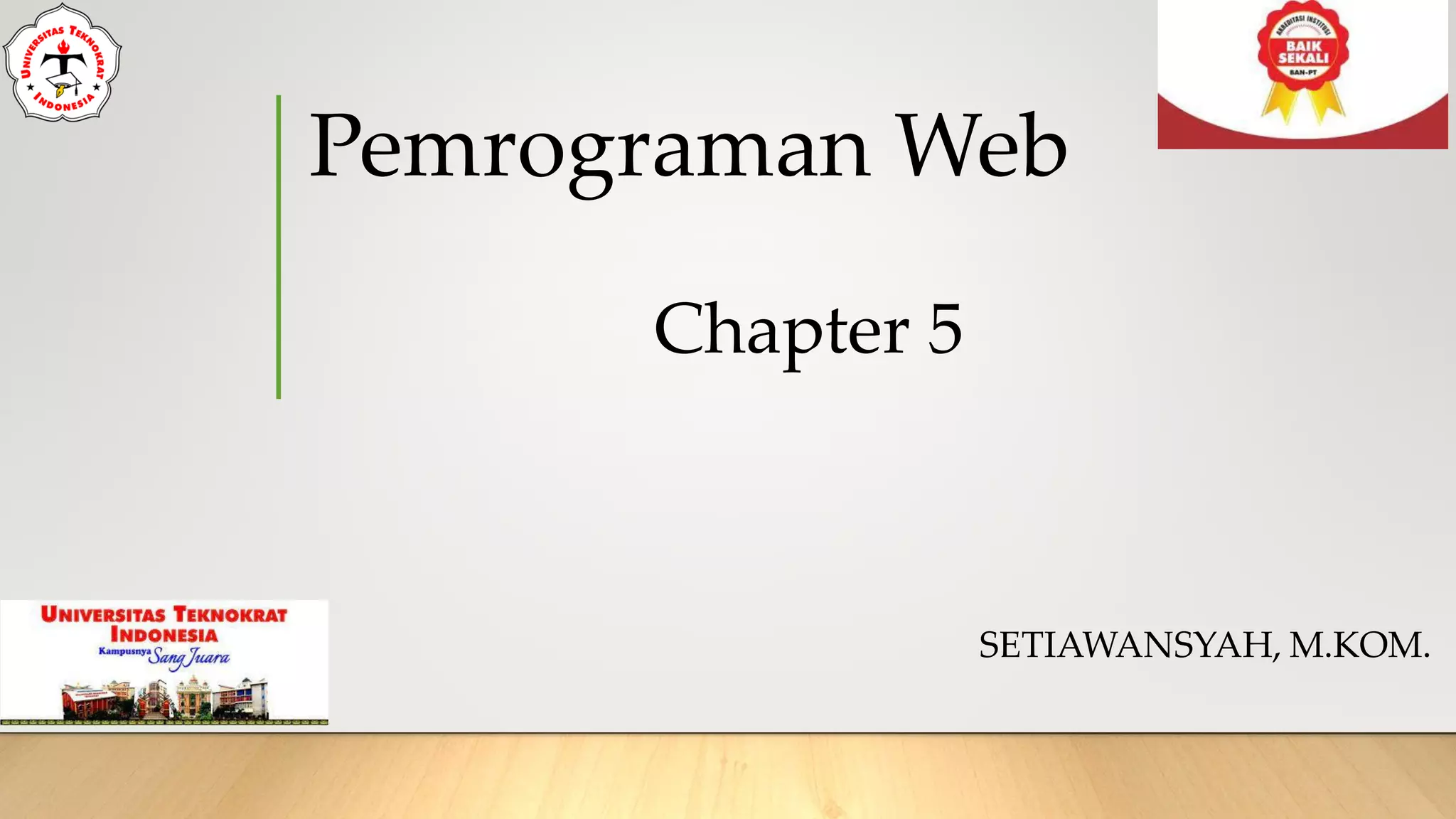 Chapter 5 | PPT
