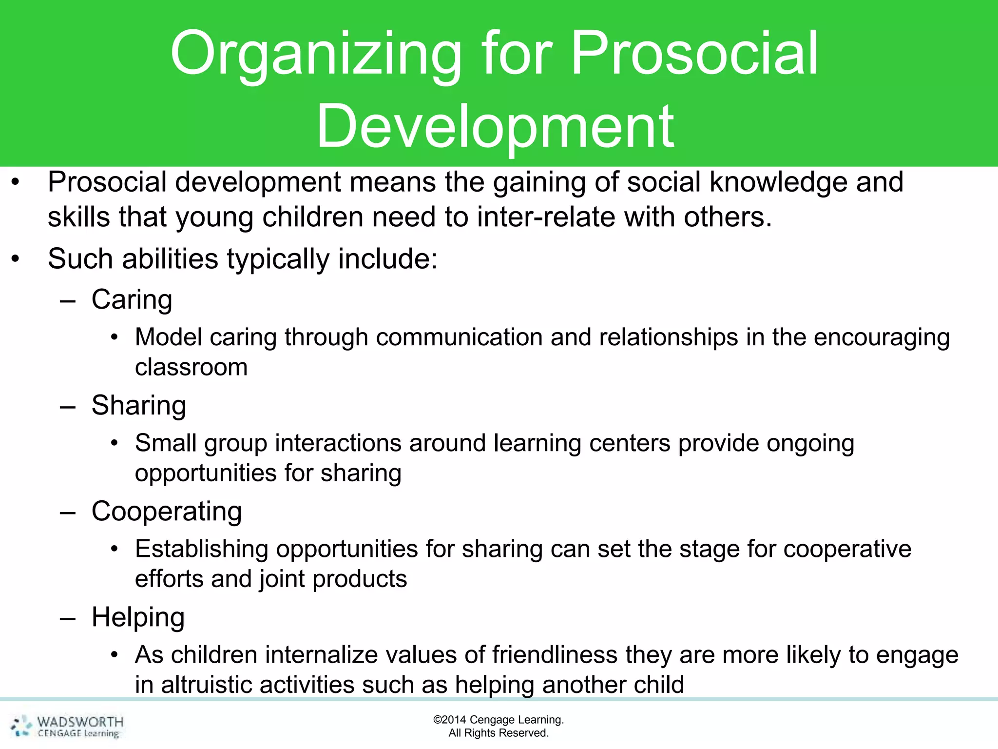 Chapter 5 Organizing the Encouraging Classroom | PPT | Daycare and Pre ...