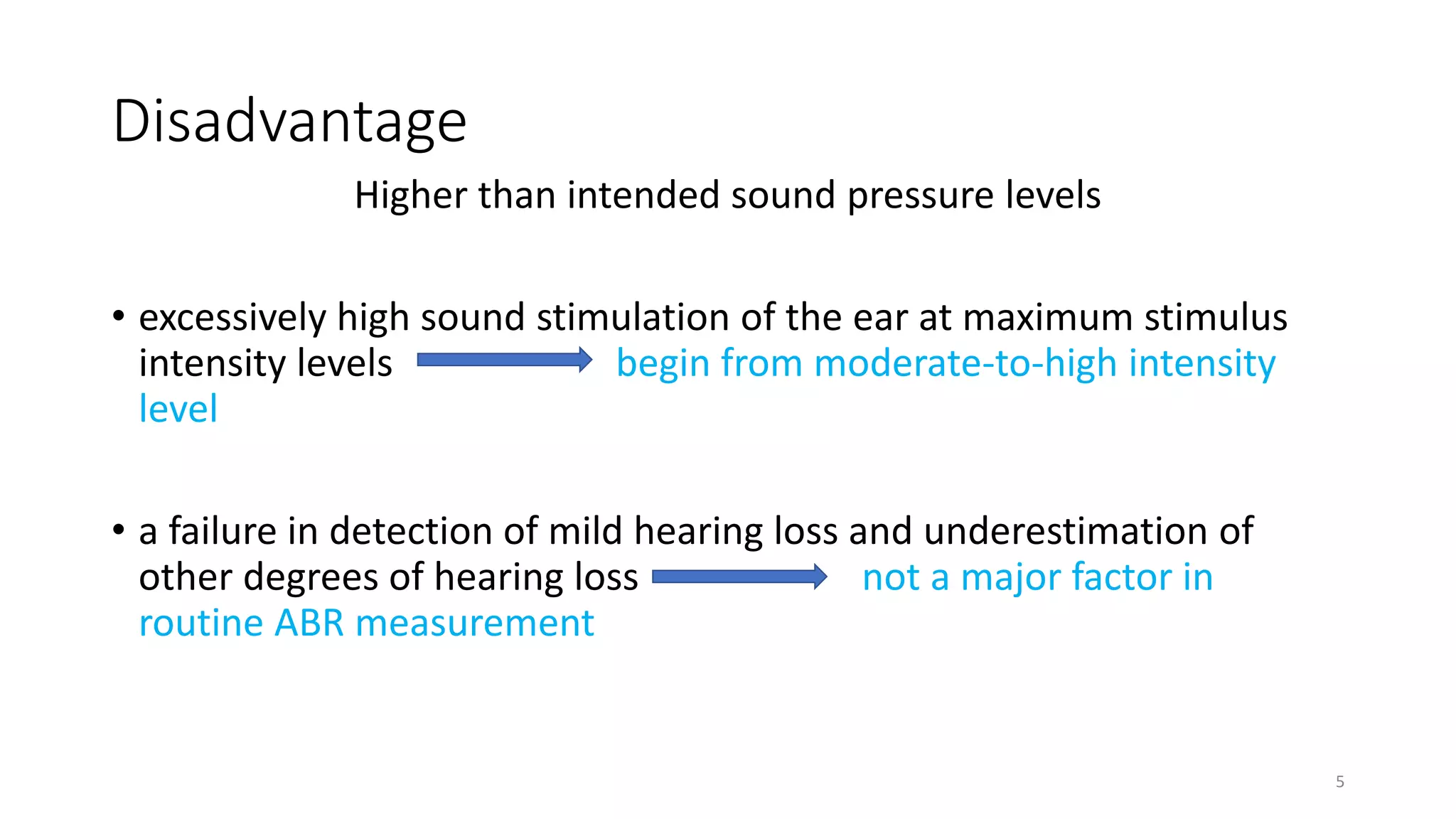 Auditory Brainstem Response: Stimulus Parameters | PPTX