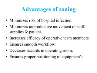 Physical facilities of Operation Theatre | PPTX