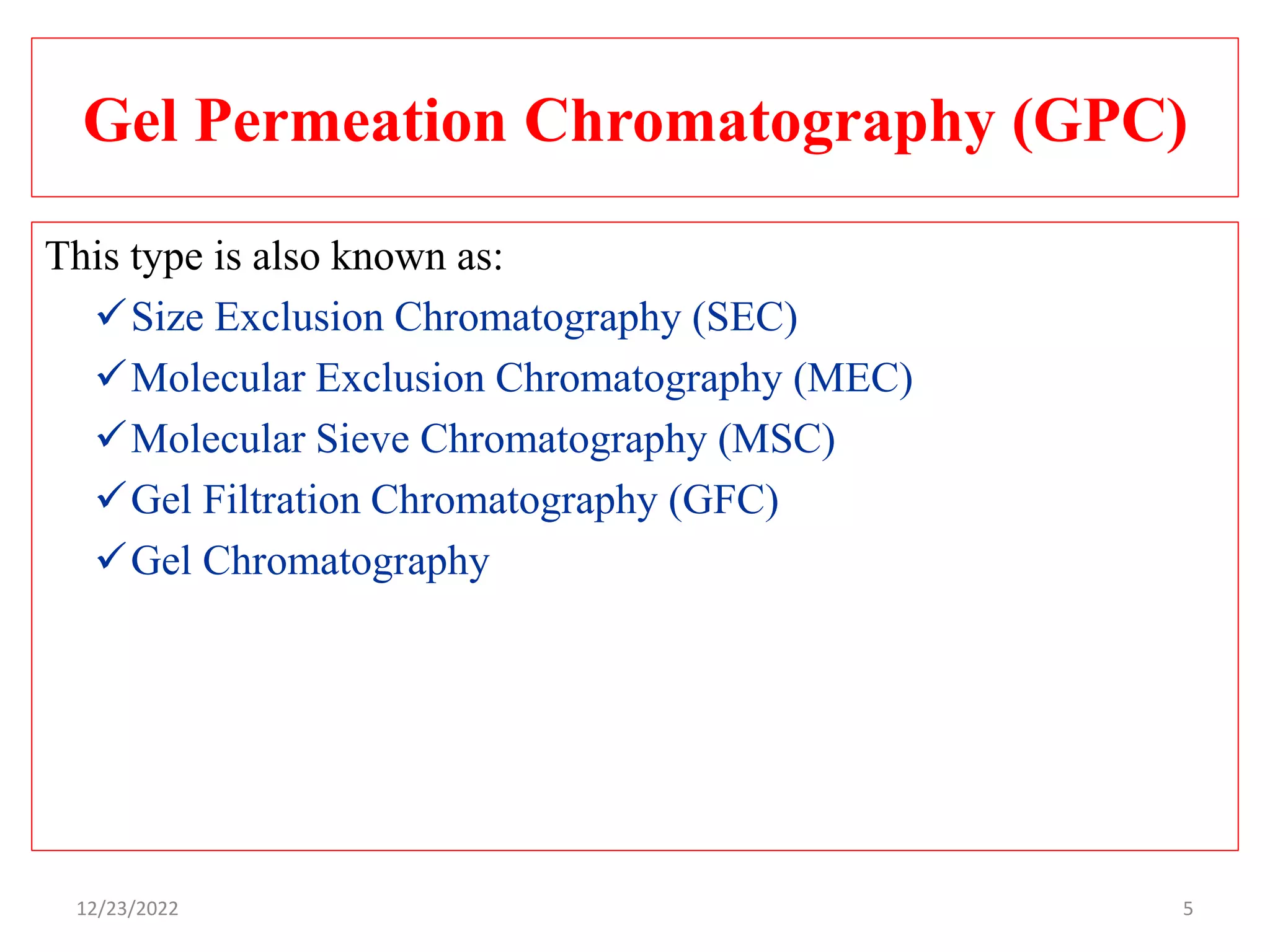 Chromatography | PPTX