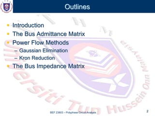 Chapter 5 - The Admittance & Impedance Model.ppt