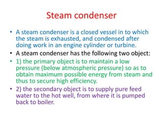 Steam condenser & cooling tower .pptx