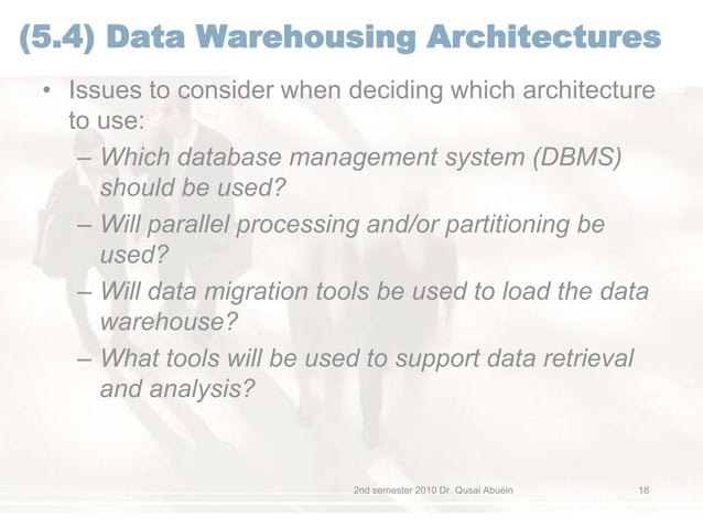 fundamentals of data warehouse. initial level. | PPT