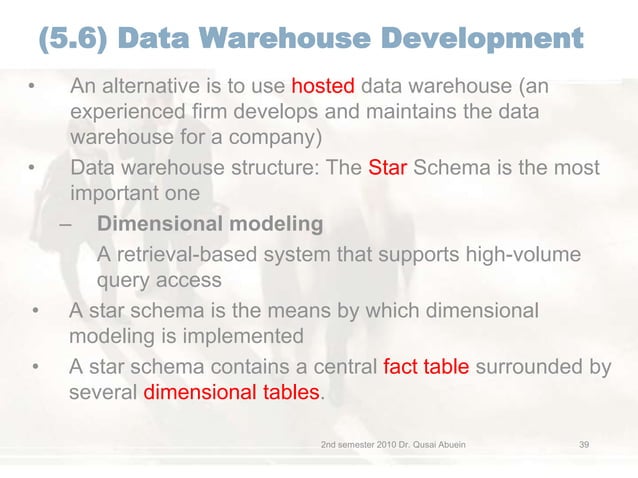 fundamentals of data warehouse. initial level. | PPT