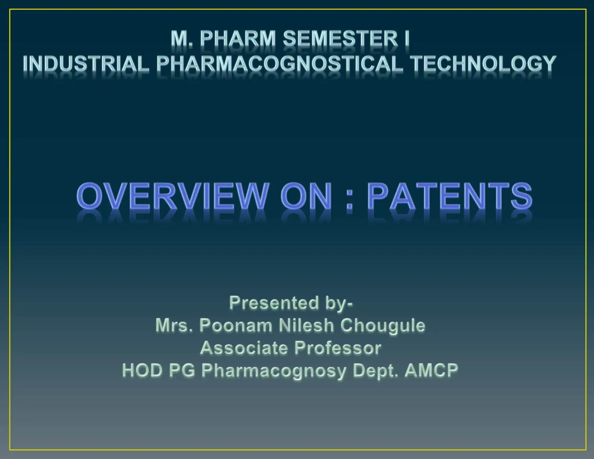 Patents | PPTX