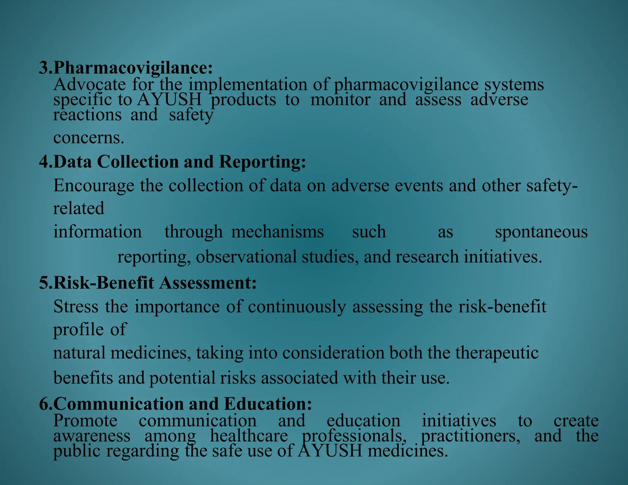 Pharmacovigilance of Natural Drugs. | PPTX