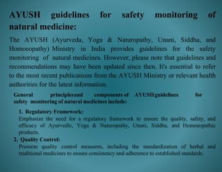 Pharmacovigilance of Natural Drugs. | PPTX