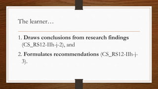 This is the Chapter 5 discussion in Practical Research 2 | PPTX