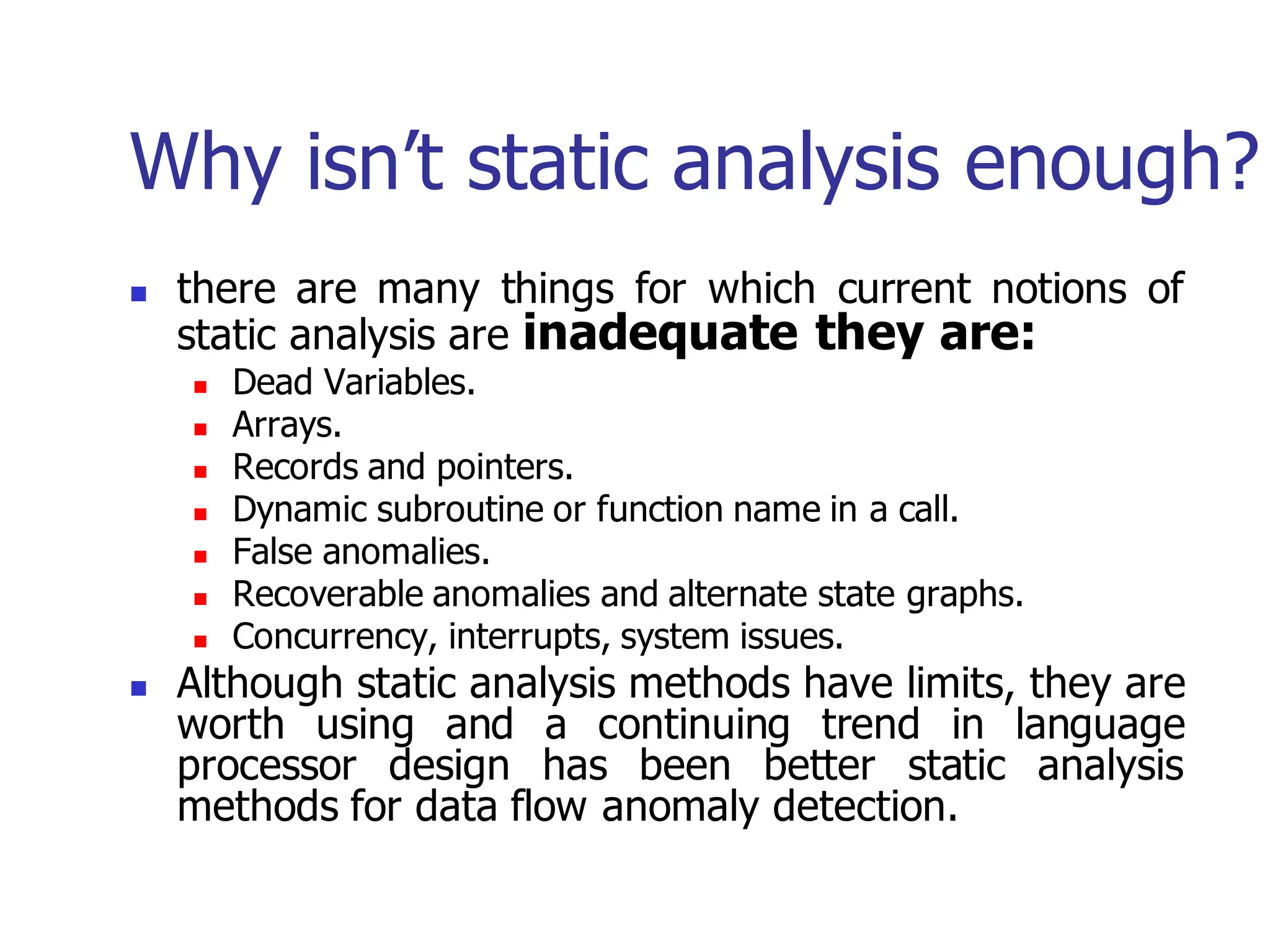 Data Flow Testing In Software Testing Jntua Ppt