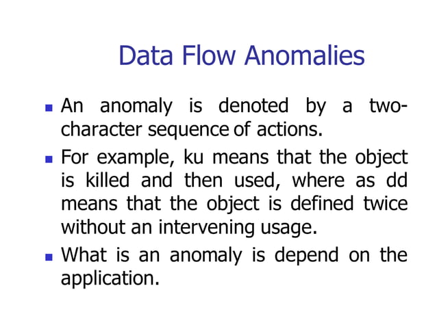 Data Flow Testing In Software Testing Jntua Pdf Databases