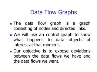 Data Flow Testing in Software Testing - JNTUA | PDF