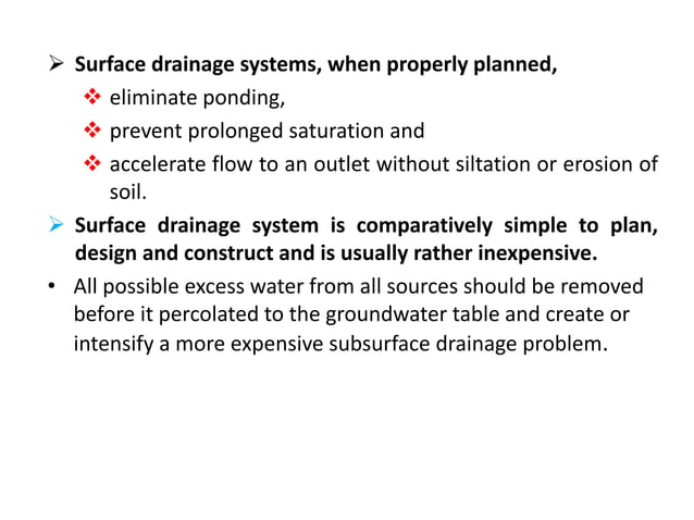 chapter 5.pptx: drainage and irrigation engineering | PPTX