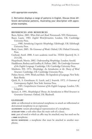 Morphology and Word Formation in English | PDF