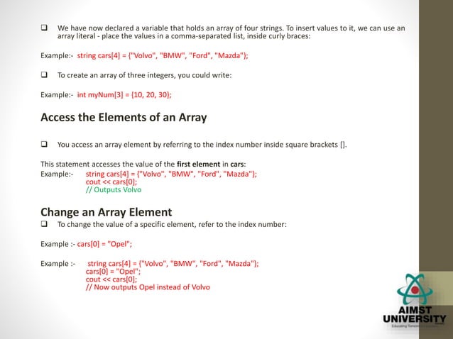 CHAPTER 5 oop chapter 5 programming sem2 | PPT