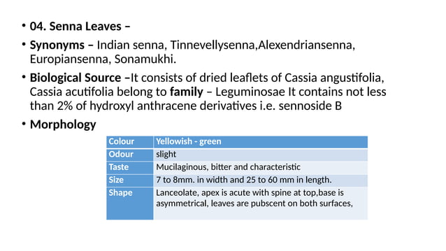 Biological source ,chemical constituents and therapeutic efficacy of ...