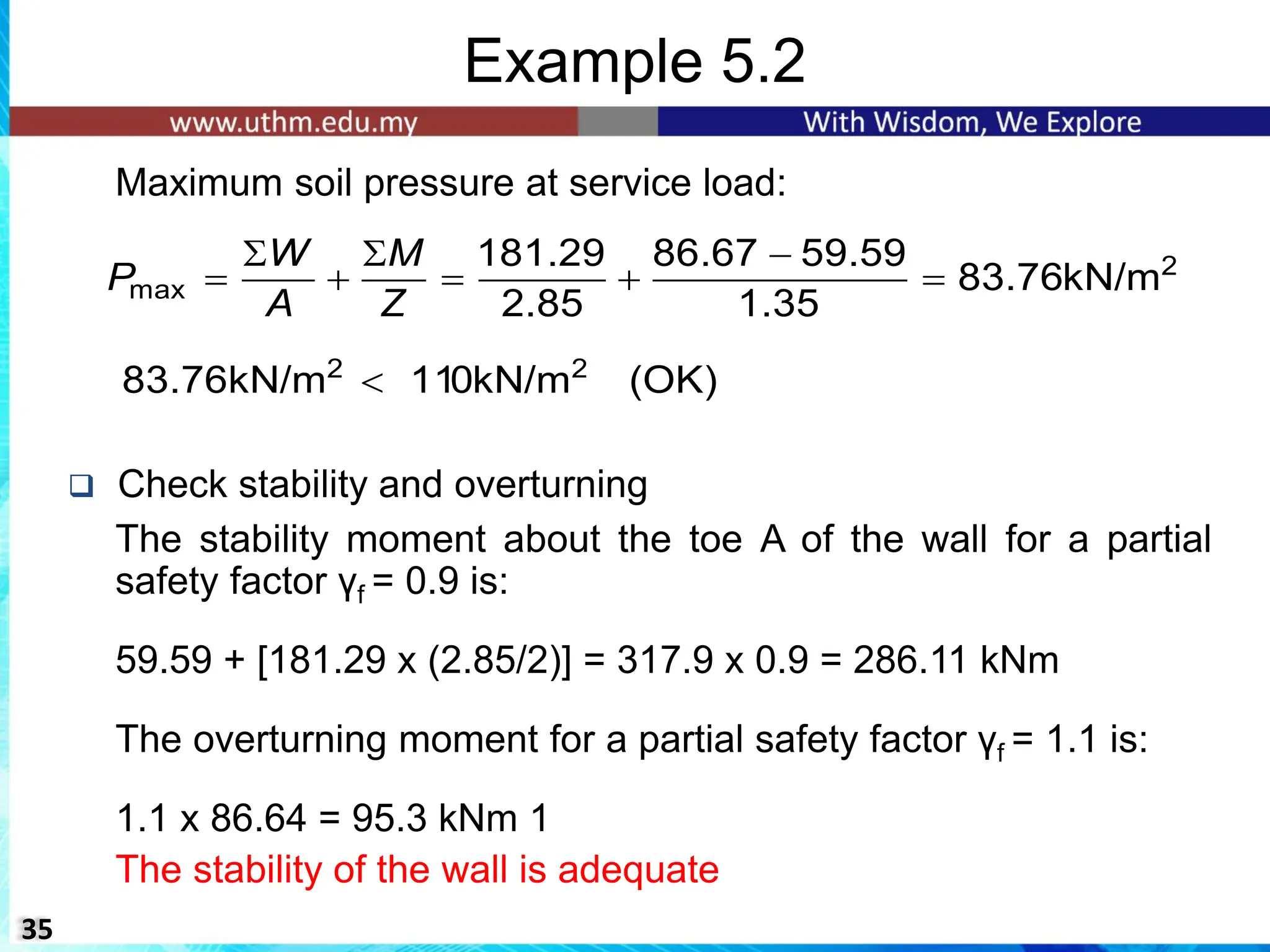Retaining wall analysis and design according to aci | PDF