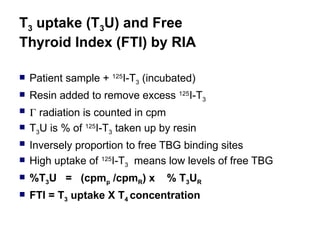 Chapter 5 .2 ThyroidFunction includimg T3,T4 and TSH | PPT