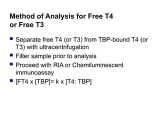 Chapter 5 .2 ThyroidFunction test For medical laboratory | PPT