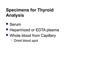 Chapter 5 .2 ThyroidFunction test For medical laboratory | PPT