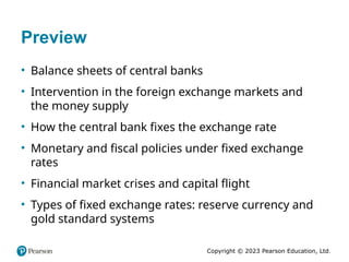 Chapter 5: Fixed exchange rates and foreign exchange intervention | PPTX