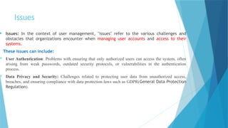 user managment system for information technology | PPTX