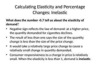 Elasticity of demand and supply chapter 5 | PPTX