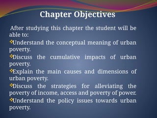 chapter 5.pptx: Urban Poverty and Public Policy | PPTX