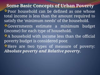 chapter 5.pptx: Urban Poverty and Public Policy | PPTX
