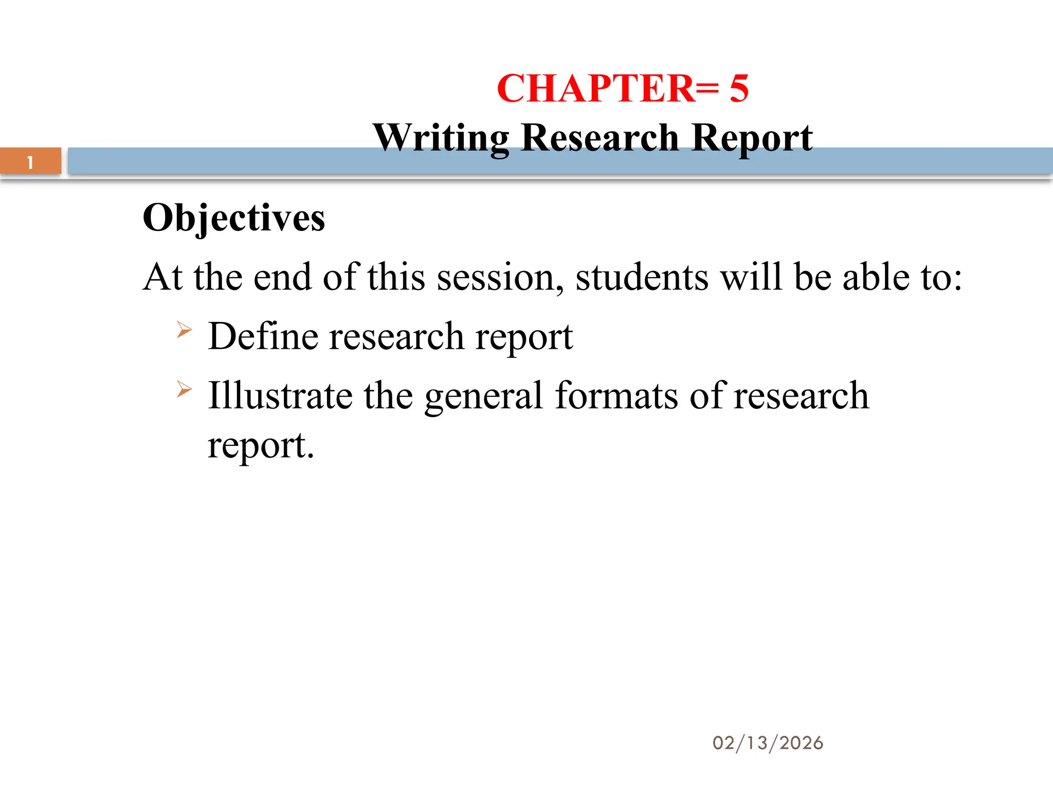 Chapter 5. Report writing gxydurifigfffjhufuhgghjihio.ppt