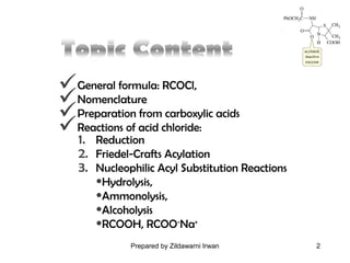 Chapter 5 acyl chloride | PPT