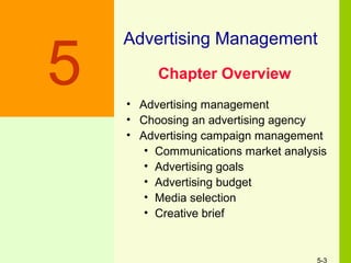Chapter 5 advertising-management | PPT