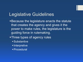 Chapter 5.agency rules and regulations(1) | PPT