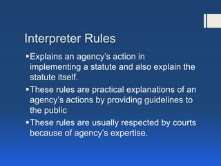 Chapter 5.agency rules and regulations(1) | PPTX
