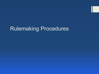 Chapter 5.agency rules and regulations(1) | PPT